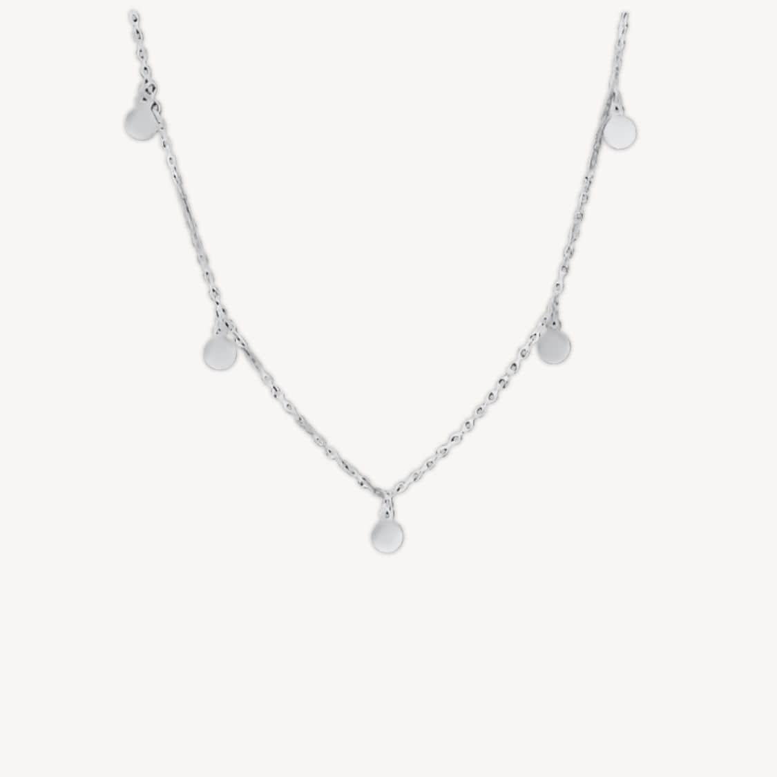 Blake Silver Circle Choker Necklace – LYANG & CO.